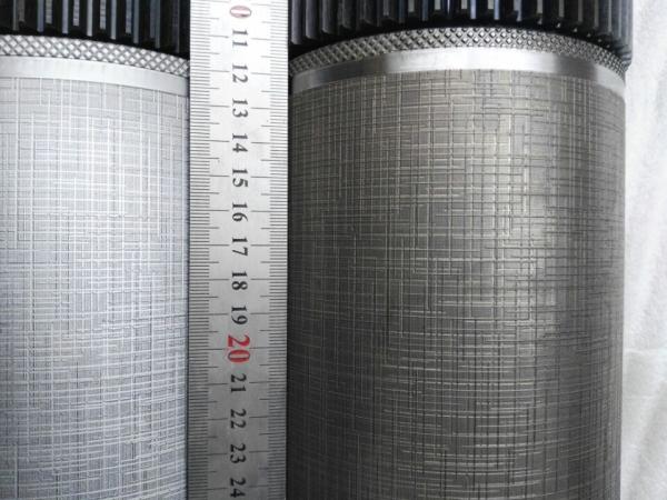 International Standard Leather Embossing Roller , PVC Carpet Roller for Customized engrave pattern