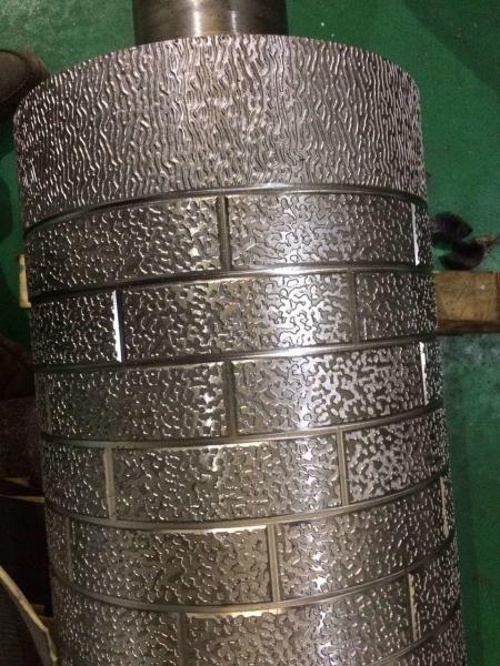 International Standard Leather Embossing Roller , PVC Carpet Roller for Customized engrave pattern
