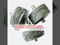 Embossing Steel Printing Cylinder for Paper Making Machine Bereiken van op maat gemaakte oppervlakteontwerpen
