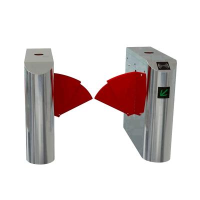 China Pedestrian Flap Barrier Turnstile SUS304 Automated Turnstiles For Airport / Metro Stations for sale