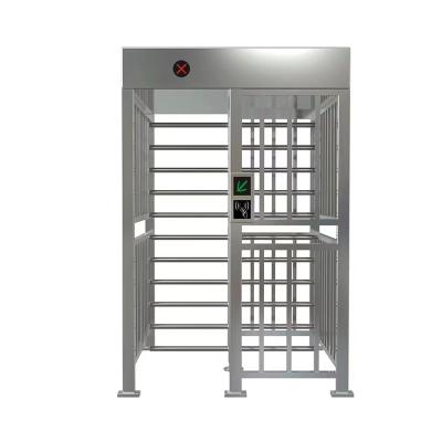 China Single Door Full Height Turnstile Gate RFID Entry For Construction Entrances for sale