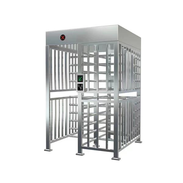Quality Single Door Full Height Turnstile Gate RFID Entry For Construction Entrances for sale