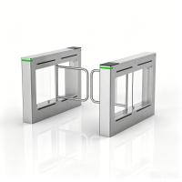 Quality Square Swing Barrier Gate Easy Installation Stainless Steel Office Security for sale