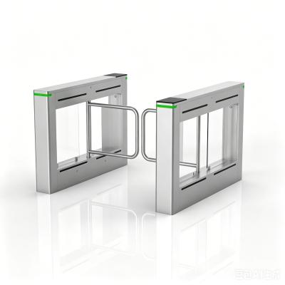China Square Swing Barrier Gate Easy Installation Stainless Steel Office Security Gates for sale