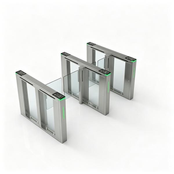 Quality Anti Pinch Optical Barrier Turnstiles SUS304 Fast Lane Turnstiles For Office Buildings for sale