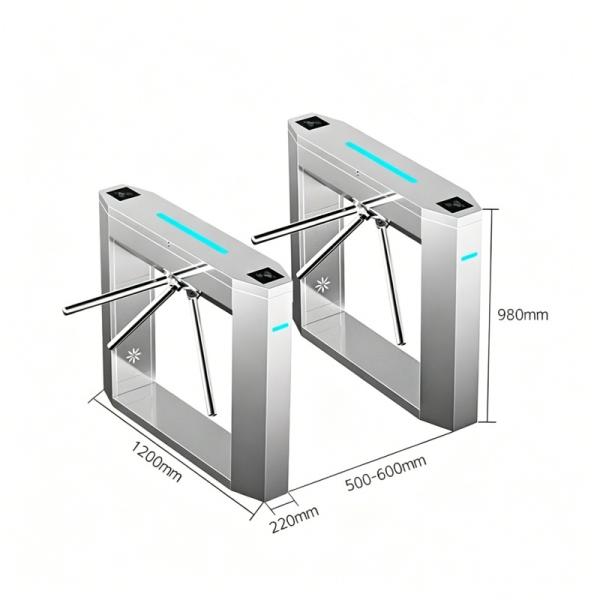 Quality Smart Tripod Turnstile Gate Access Control RFID Pedestrian Security Entrance for sale