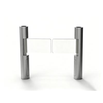China Pedestal Swing Turnstile Gate Floor Mounted RFID Turnstile Gate For Business Centers for sale