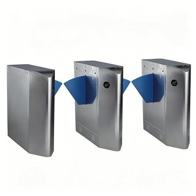 China Fast Passage Flap Barrier Gate 30-40persons/min For Airport Access Control for sale