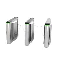 Quality Custom Turnstile Barrier Gate Fast Access Swing Flap Barrier 1.5mm Thickness for sale