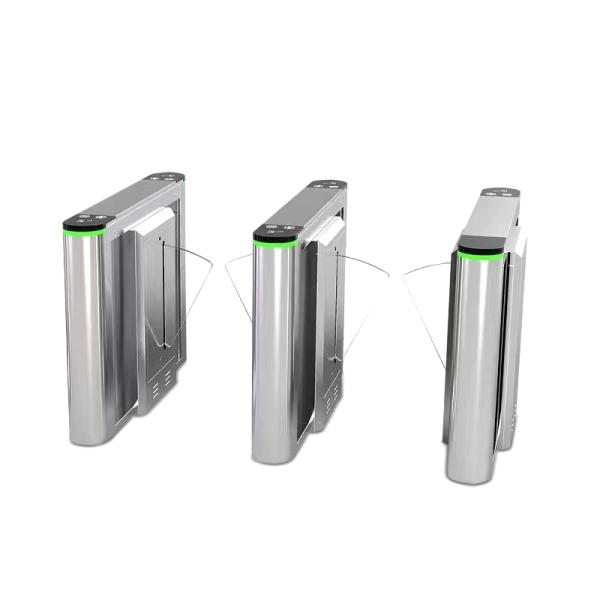 Quality Custom Turnstile Barrier Gate Fast Access Swing Flap Barrier 1.5mm Thickness for sale