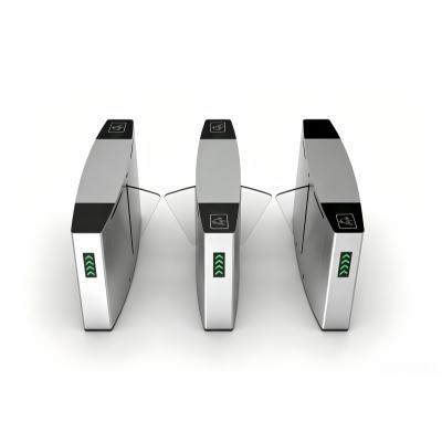 China Luxury Square Flap Barrier Access Control System For Airport / Subway Station for sale