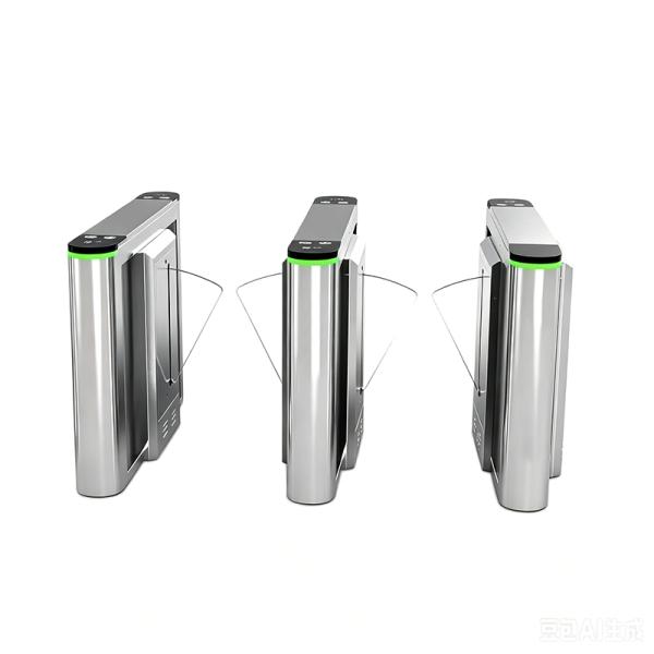 Quality Custom Turnstile Barrier Gate Fast Access Swing Flap Barrier 1.5mm Thickness for sale