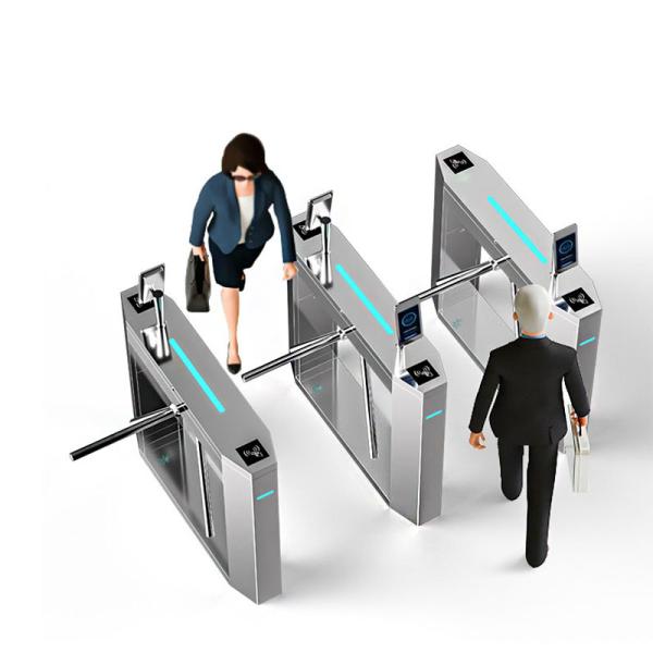 Quality Smart Tripod Turnstile Gate Access Control RFID Pedestrian Security Entrance for sale