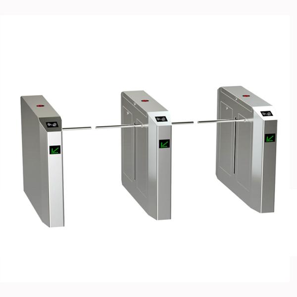 Quality Turnstile Tripod Gate Entrance Curved Single Wing Pedestrian Access Control System for sale
