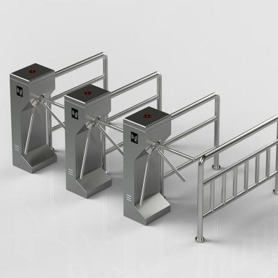 China Vertical Tripod Turnstile RFID Access Control Metro Station Pedestrian Solution for sale