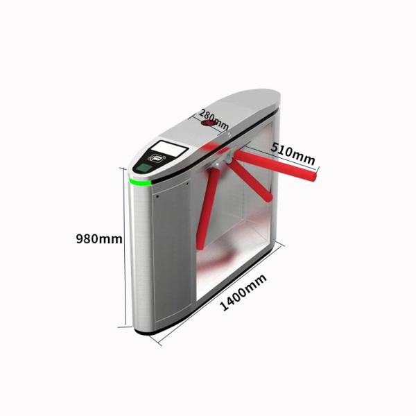 Quality Networked Tripod Turnstile Access Control System TCP IP Gate Scenic Site Visitor for sale