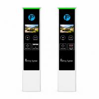 China LCD Parking Ticket Dispenser Customized With RFID Reader / QR Intercom for sale