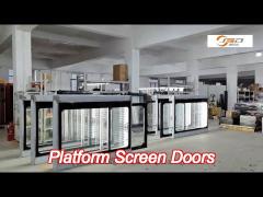 low noise safety platform screen door system for subway / metro station