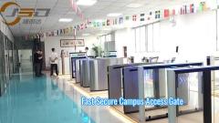 Fast Passing Swing Turnstile Access Gate , IC Card Access Control Turnstile Gate For Campus Entrance