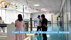 Stainless Steel Swing Barrier Turnstile Gate With Face Recognition