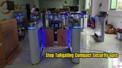 Retail Stores Small Size Swing Turnstile With Anti Tailgating Function