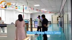 Low Noise Safety Platform Screen Door System For Subway / Metro Station