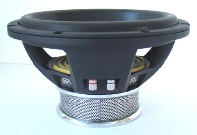 中国 ゴム製ガスケットによって動力を与えられる可聴周波スピーカーは、高い発電のサブウーファー 2 オーム二倍になります 販売のため