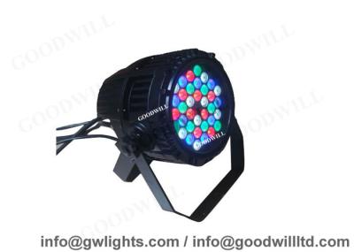Cina fase del teatro di 36 di x 3W RGB DMX LED luci di PARITÀ che accendono alta luminosità e Eco amichevole in vendita
