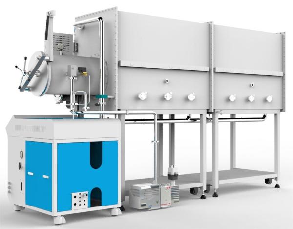 Quality Double-Station Inert Gas Glove Box Ensures Water Oxygen Content ≤0.1ppm And for sale