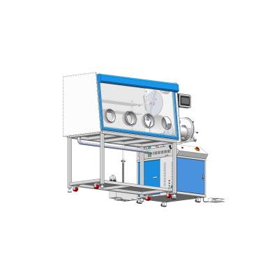 China 1800*780*900 mm Inert Gas Glove Box Standard Inclined Working Surface ≤ 0.001%vol /h for sale