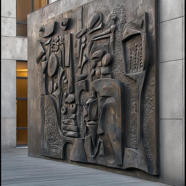 Quality Custom Classical Bronze Relief 3D Metallic Wall Sculpture For Museum Decoration for sale