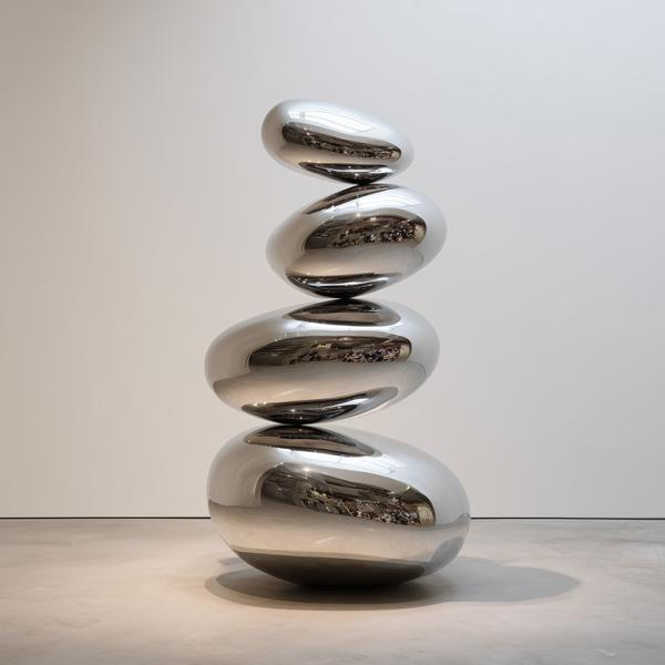 Quality Contemporary Minimalist Metal Sculpture Modern Art For Hotel Interior Decor for sale