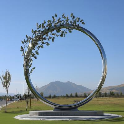 China Custom Abstract Tree Sculpture Large Public Art for Outdoor Garden Decor for sale