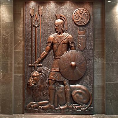 China Embossed Relief Sculpture Artistic Modern Decor for Hotel Lobby, Reception for sale