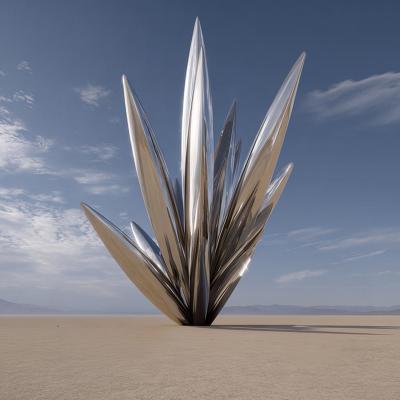 China Large Abstract Futuristic Outdoor Sculpture Modern Public Art Installation for sale