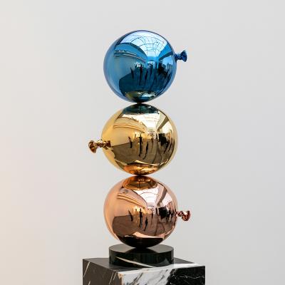 China Modern Balloon Sculpture Metallic Finish for Interior Decoration for sale