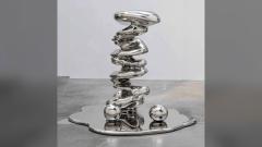 Highly Polished Reflective Stainless Steel Sculpture for Outdoor Art