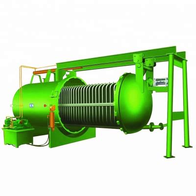 China Automatic 5000kg Pressure Leaf Filter Dreg Discharging Horizontal Leaf Filter for sale
