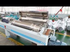 5 - 15m3/h 3 phase decanter centrifuge  electric starch separator