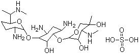 China Amino-glycosides Gentamycin Sulfate CAS NO.:1405-41-0 for sale