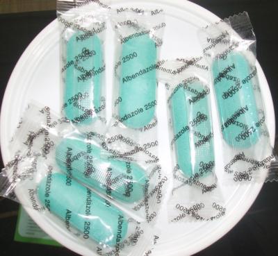 China Animal Tablets Albendazole 2500 mg. bolus Item NO.:TB003 for sale