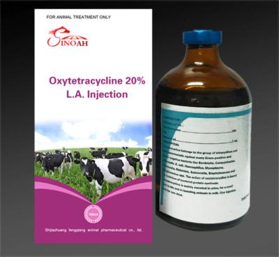 China Liquid Injection Oxytetracycline 20% L.A. Injection Item NO.:LI008 for sale