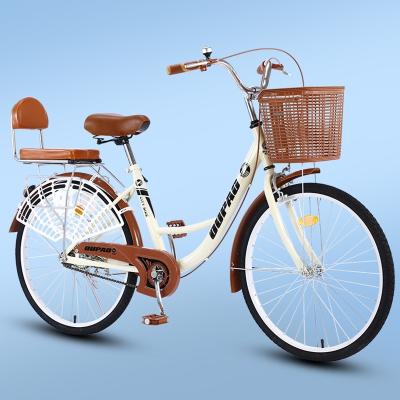 China High Carbon Steel Road City Bike Voor jonge dame / Lady Womens Road Bike for sale