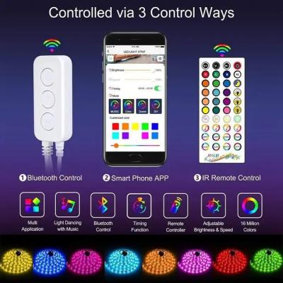 China RGB 5V maken Slimme LEIDENE Muzieklicht Geleide TV Backlight 5050 USB- waterdichtKleur het Veranderen Te koop