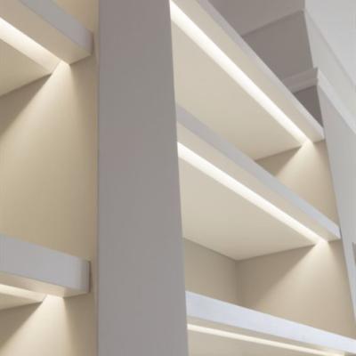 Cina L'alluminio U della striscia di illuminazione di bordo del soffitto del Governo di Antivari della cucina modella il gesso del muro a secco messo Manica in vendita