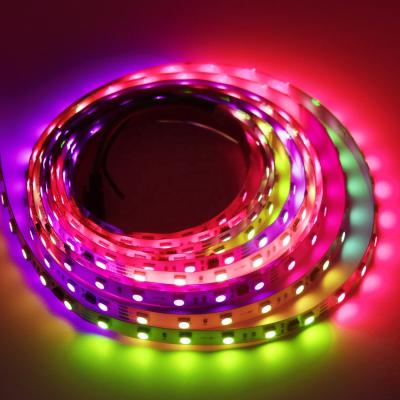 China Addressable RGBIC 5050 SMD Digital Led Light Strip 60leds/M 24v Addressable Led Strip for sale