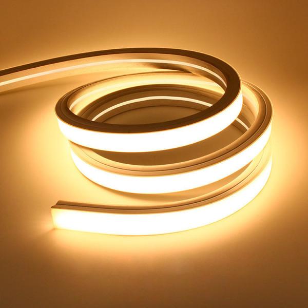 Quality 12V 24V RGB Neon Flex Warm White Recessed LED Silicone Tube 10m for sale