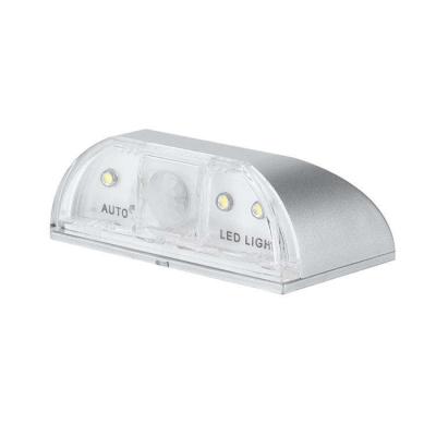China AA Battery Wall Sensor Infrared PIR Night Light Auto 4LED For Key Hole for sale