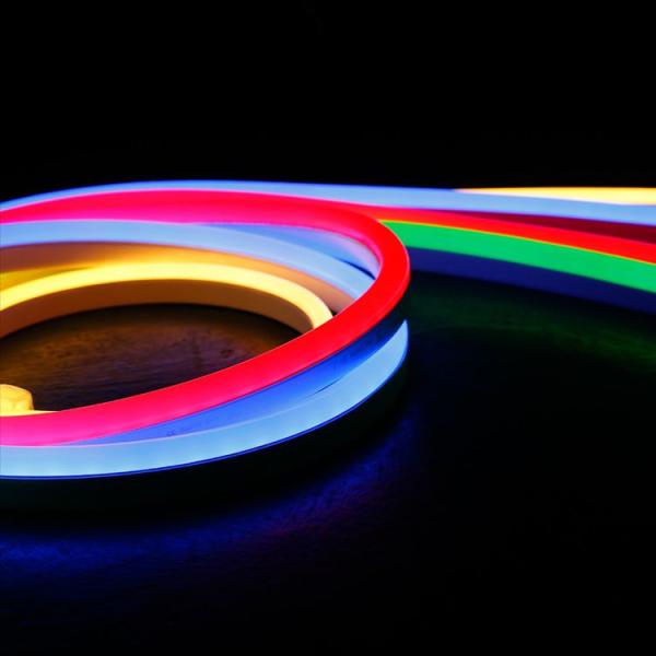 Quality RGB LED Neon Flex with Remote Control 50 Meters Pack Waterproof IP68 Decoration LED Rope Light for sale