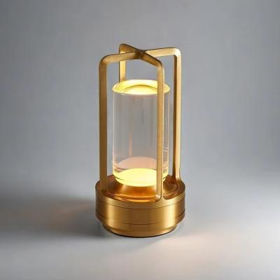 China USB Rechargeable Touch Control 3 Color Temperature LED Night Lamp Atmosphere Light for Camping Bar Lantern for sale